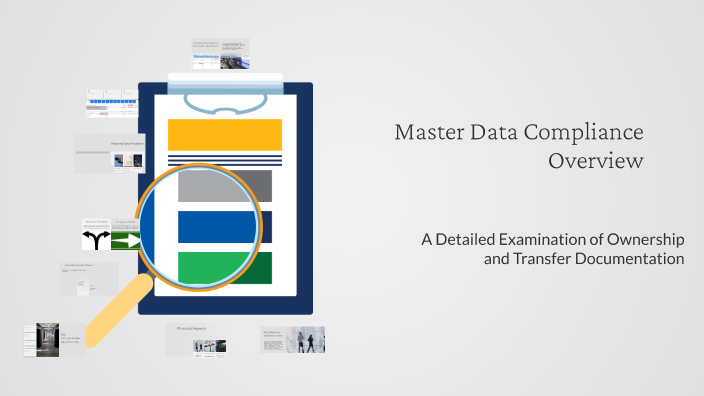 Master Data Compliance Overview by Compliance on Prezi
