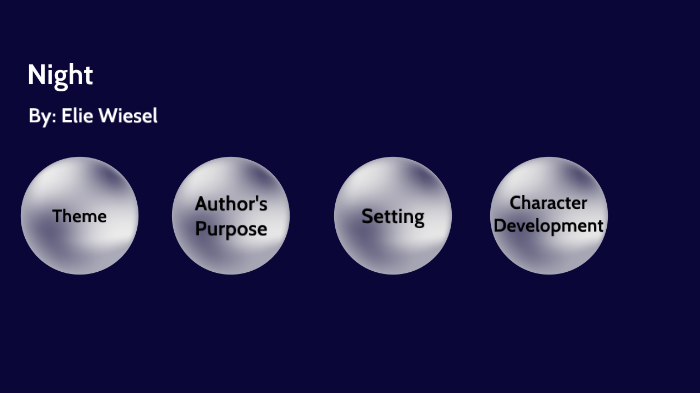 Night One-Pager by Billy Prowitt on Prezi