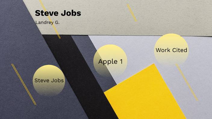 Steve Jobs by Landrey Goodwin on Prezi