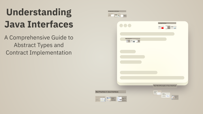 Understanding Java Interfaces by 23B61A0554 SAGIRI BALA BHAVYA SRI on Prezi