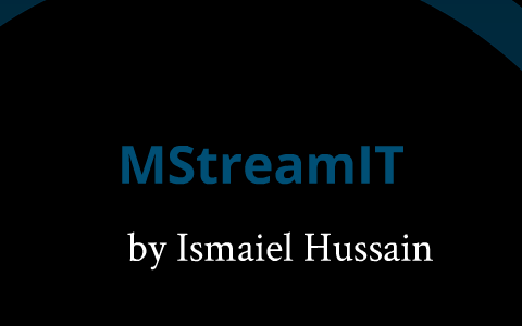 MStreamIT top up card by ismaiel hussain on Prezi