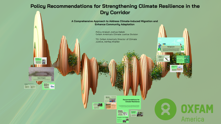 Policy Recommendations for Strengthening Climate Resilience in the Dry ...