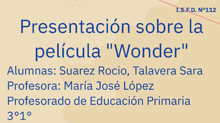 wonder by Sara Talavera on Prezi
