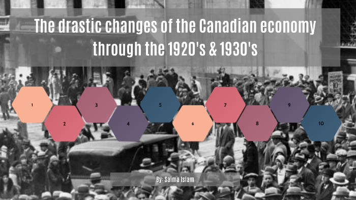 Canadas economy throughout the 20s and 30s by Saima Islam on Prezi