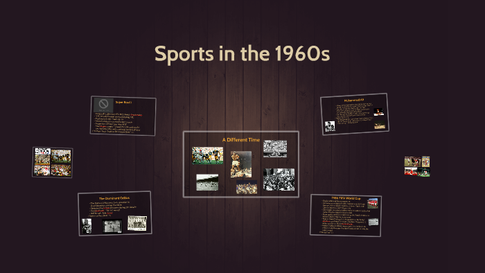 Sports in the 1960s by JV Woodman