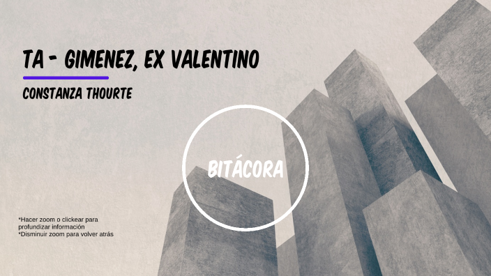 Bitácora TA by Constanza THOURTE FADU - UBA on Prezi