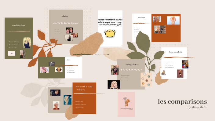 daisy - character comparison by daisy stern on Prezi