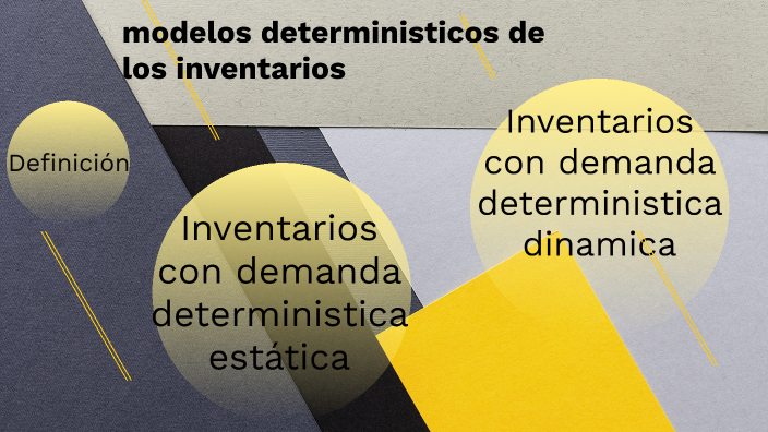modelos deterministico de los inventarios by andrea botero on Prezi