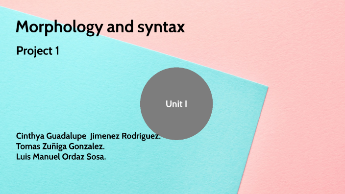 Morphology and syntax by Cinthya Jimenez on Prezi