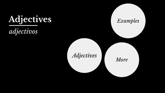 adjectives by Amy Koerner on Prezi