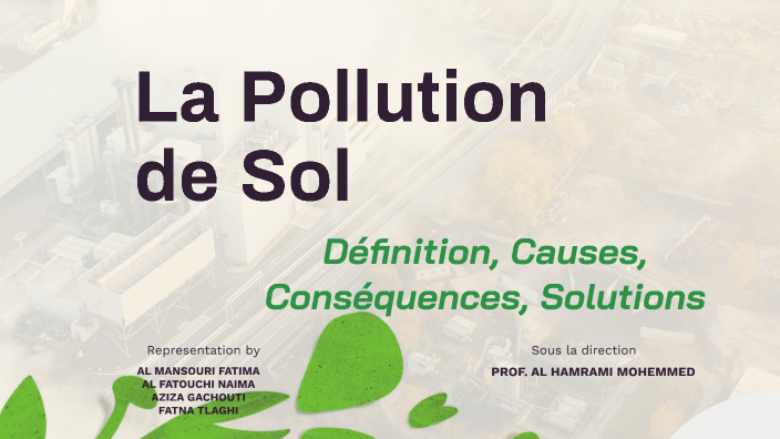 La Pollution de Sol by Fatima Al Mansouri on Prezi