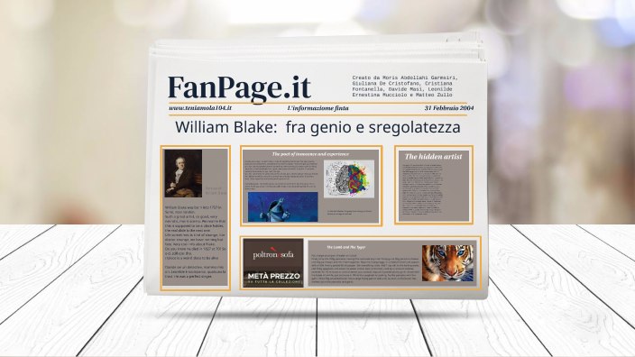 William Blake by ZULLO MATTEO on Prezi