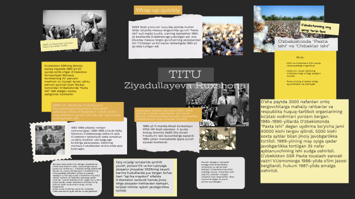 PAXTA ISHI by ruxshona ziyadullayeva on Prezi
