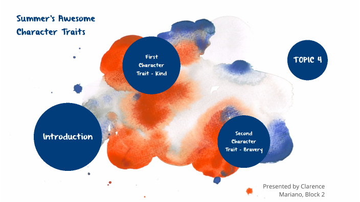 Summer Dawson Awesome Character Traits - Literary Analysis by Matthew ...