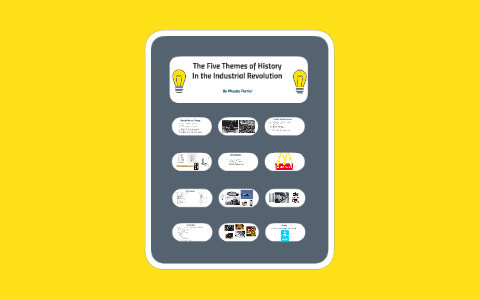 The Five Themes of the Industrial Revolution by Bee Frazier on Prezi