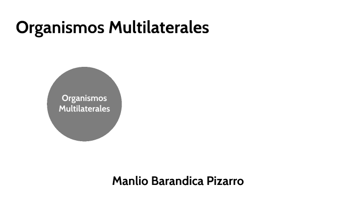 Organismos Multilaterales by Manlio Barandica Pizarro on Prezi
