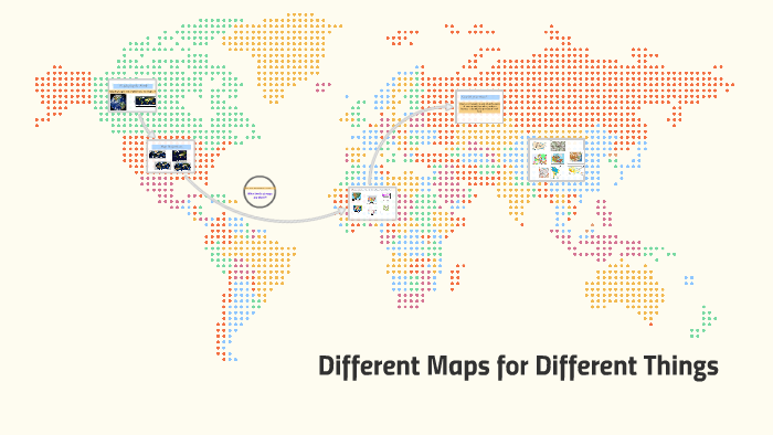 Different Maps for Different Things by Amanda Moniz