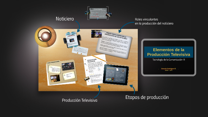 Elementos de la producción televisiva by Gerardo Rodriguez on Prezi