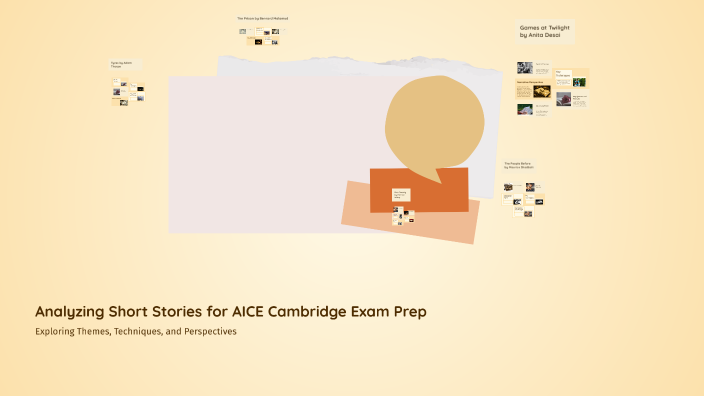 Analyzing Short Stories for AICE Cambridge Exam Prep by brianna omalley ...
