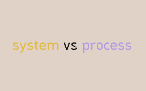 system vs process by JOMGMIN WOO on Prezi