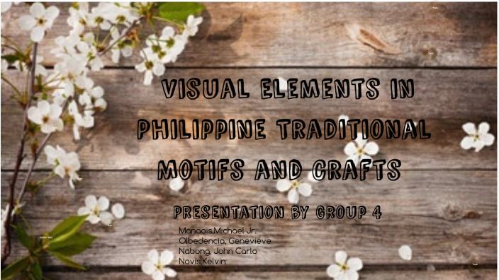 Visual Elements in Philippine Trditional Motifs and Crafts by Genevieve ...