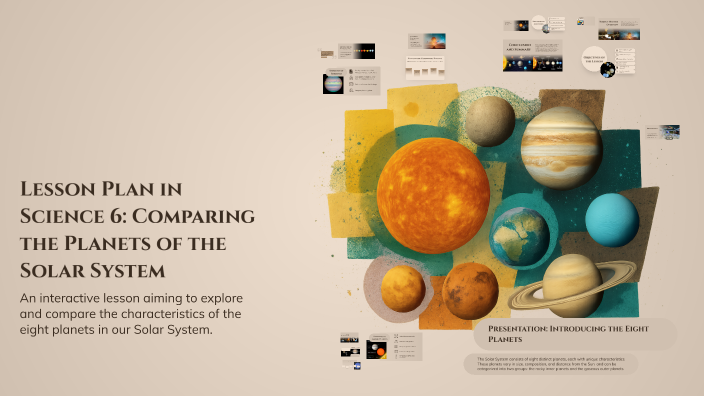 Lesson Plan in Science 6: Comparing the Planets of the Solar System by ...