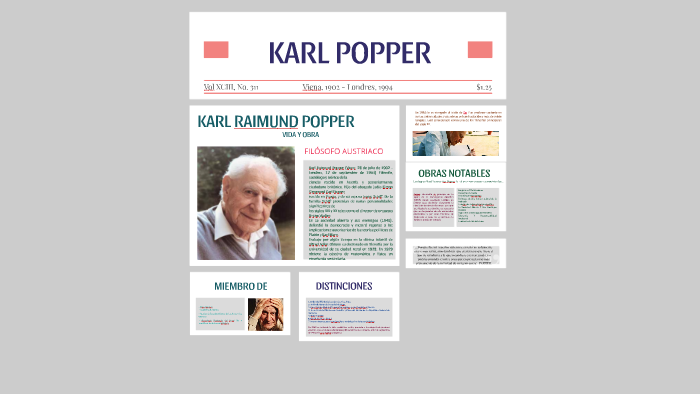 (Karl Raimund Popper; Viena, 1902 - Londres, 1994) Filósofo by Erika ...