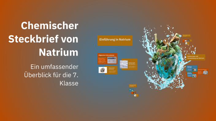 Chemischer Steckbrief von Natrium by Mathilda Mey on Prezi
