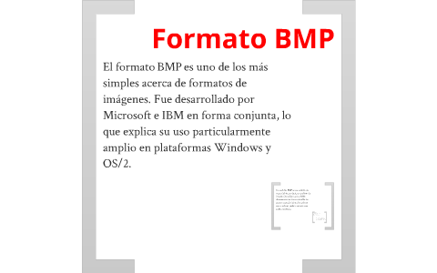 Formato BMP by sebastian giraldo on Prezi