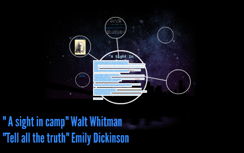 " A sight in camp" Walt Whitman by anna mccolman on Prezi