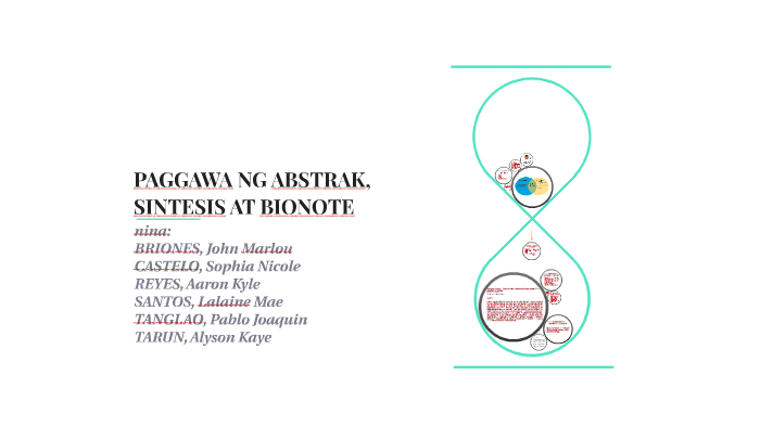 PAGGAWA NG ABSTRAK, SINTESIS AT BIONOTE by Lalaine Santos on Prezi PAGGAWA NG ABSTRAK, SINTESIS AT BIONOTE by Lalaine Santos on Prezi