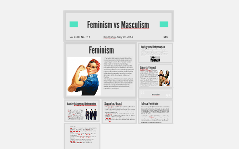 Feminism vs Masculism by adriana salazar on Prezi