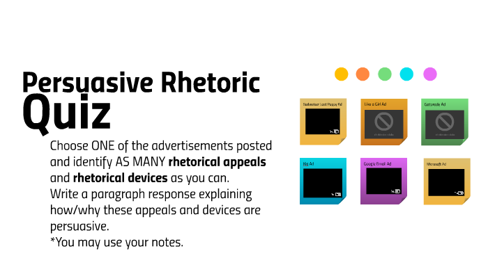 Persuasive Appeals Quiz by Andrea Rogers on Prezi