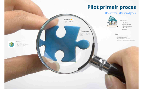 Humanitas DMH - Pilot primair proces - Update Klankbordgroep by Alares ...