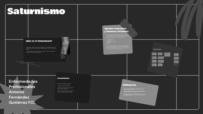 Saturnismo by Antonio Fernández on Prezi