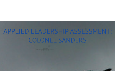 APPLIED LEADERSHIP PROJECT: by Alicia Mikulak