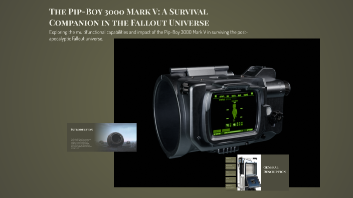 The Pip-Boy 3000 Mark V: A Survival Companion in the Fallout Universe ...