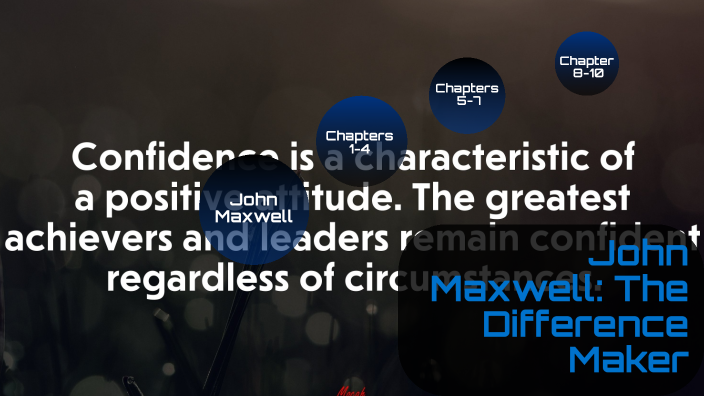 John Maxwell The Difference Maker By Kurbria Blaides On Prezi