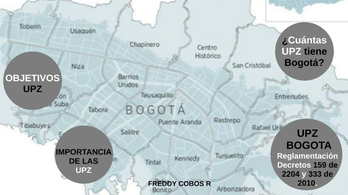 LOCALIDADES Y UPZ BOGOTÁ by cobos rodriguez freddy eduardo on Prezi