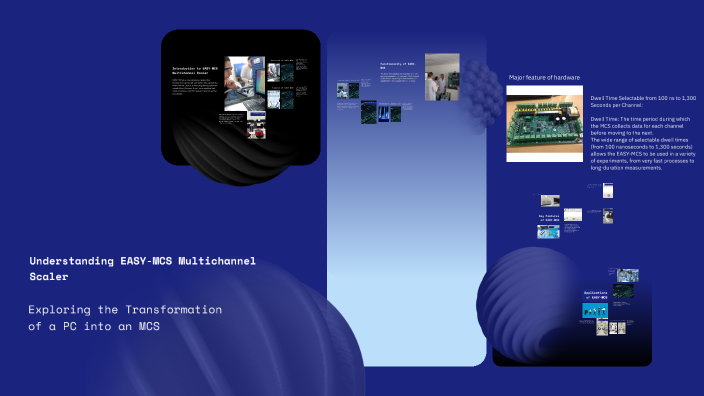 Understanding EASY-MCS Multichannel Scaler by Manas Rautela on Prezi