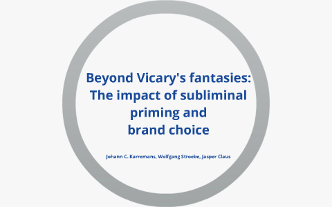 Subliminal Priming - Language & Marketing by Nicole Marx on Prezi