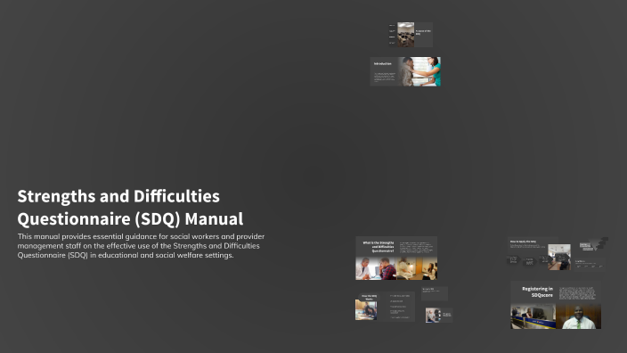 Strengths and Difficulties Questionnaire (SDQ) Manual by zainab mehmood ...