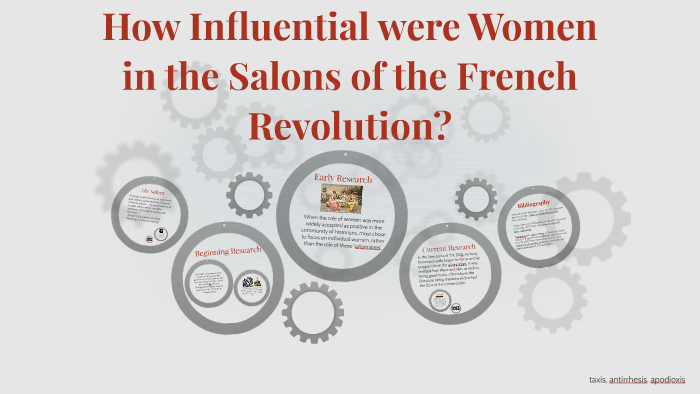 How Influential were Women in the Salons of the French Revol by Trin Lu ...