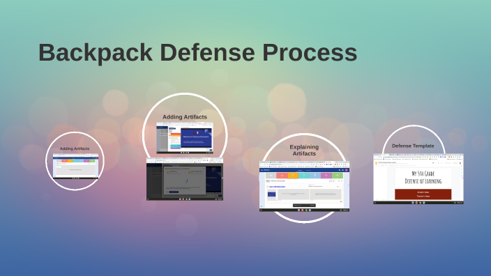 Backpack Defense Process by Trudy Morrell on Prezi