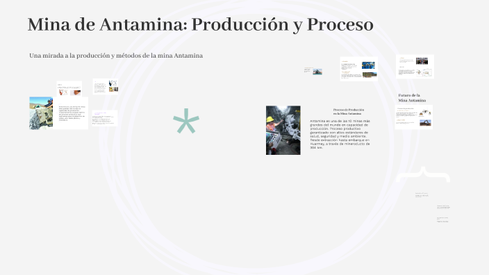 Mina de Antamina: Producción y Proceso by tefii asencio on Prezi