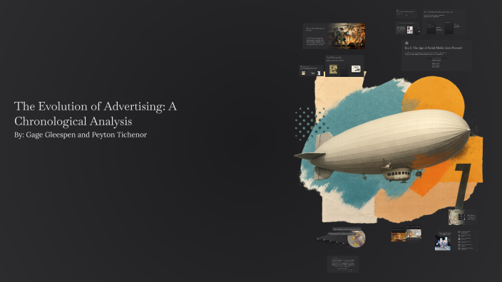 The Evolution of Advertising: A Chronological Analysis by Gage Gleespen ...