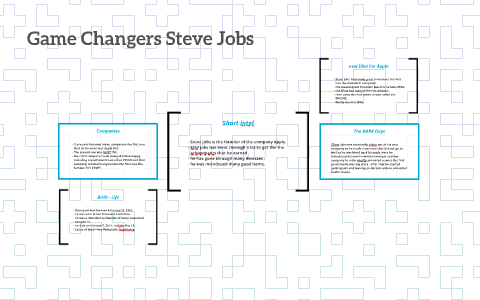 Game Changers Steve Jobs by jose villegas on Prezi