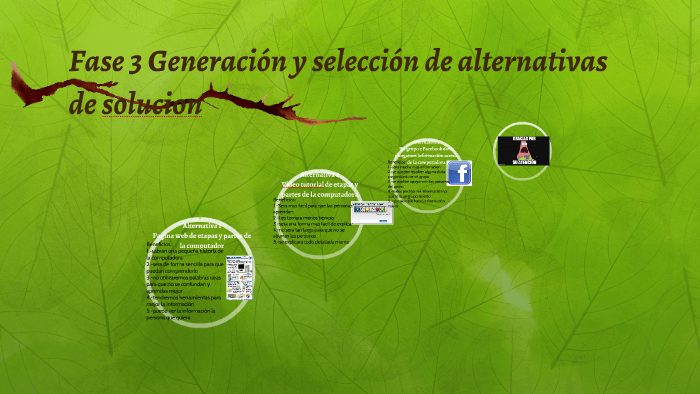 Fase 3 Generación y selección de alternativas de solucion by geovany ...
