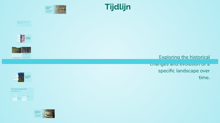 Timeline of a Landscape by Enzo Houweling on Prezi