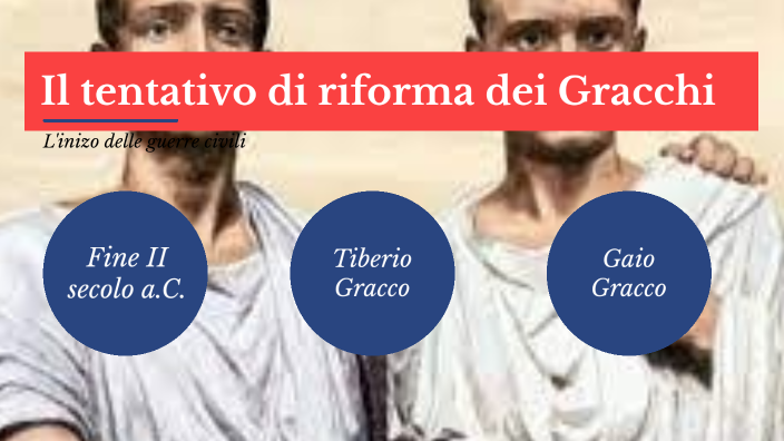 I Gracchi e l'inizio delle guerre civili by Fabio Barletta on Prezi